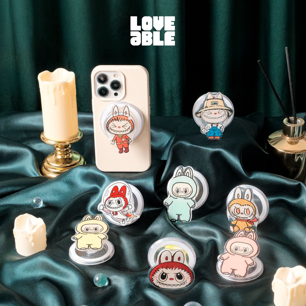Jual LOVEABLE Labubu Magnetic Phone Holder Popsocket Handgrip | Shopee ...