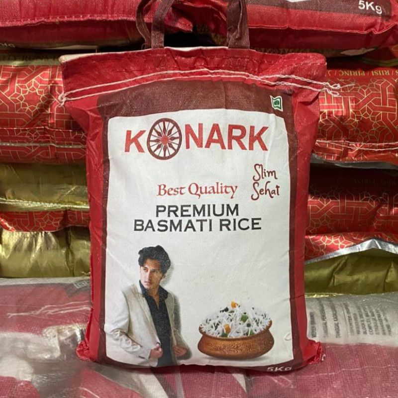 Jual Beras Basmati Konark Creamy Sella - Kemasan Asli 5 kg | Shopee Indonesia