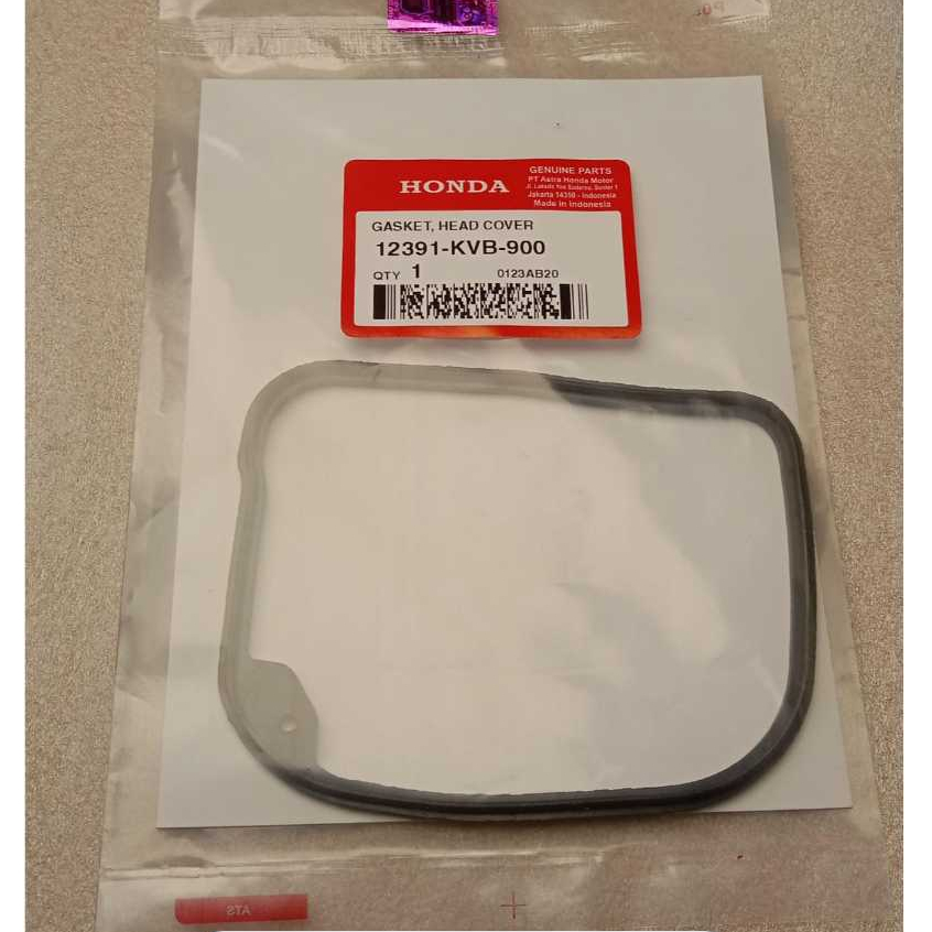 Jual Honda Gasket Head Cover Karet Head / Deksel KVB Vario 110 Karbu Original Honda 12391-KVB ...
