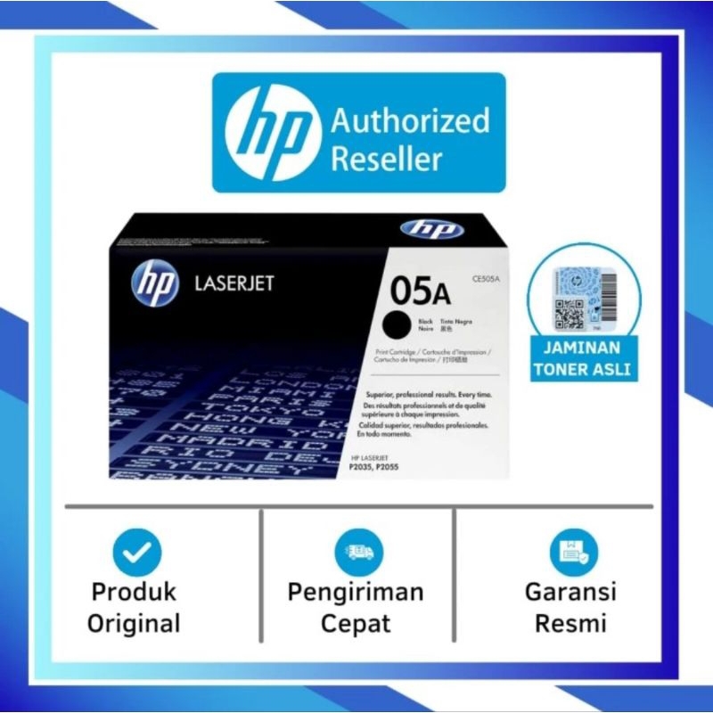 Jual Toner hp LaserJet 05A Black original | Shopee Indonesia
