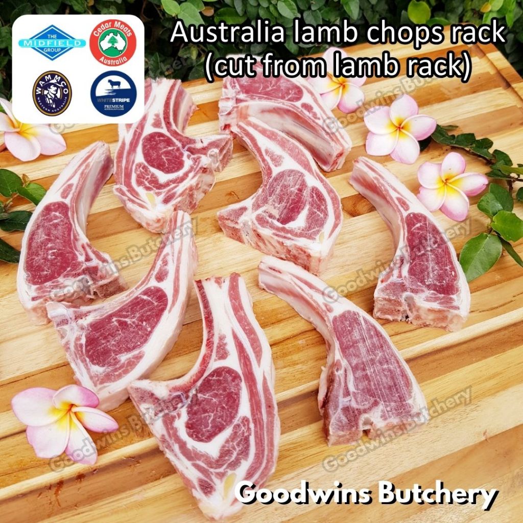 Jual Lamb CHOP RACK (cut from lamb rack) frozen Australia WAMMCO ...