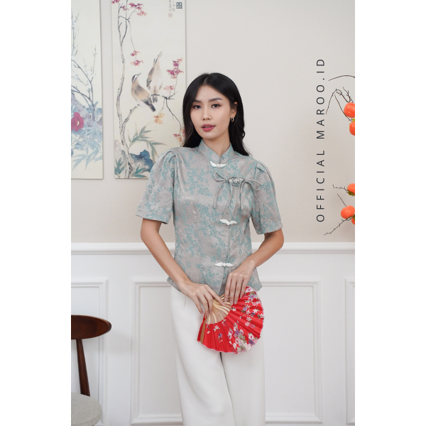 Jual Maroo - Jia Qipao/ Cheongsam Top/ Baju Imlek/ Qipao Wanita/ Atasan ...