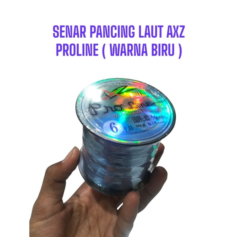 Jual Senar Pancing Gulungan Panjang AXZ Proline 1/8 Spool Original ( Warna Biru ) | Shopee Indonesia