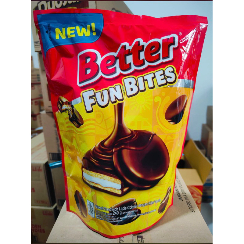 Jual BETTER FUN BITES 240 GRAM ( 24 PCS ) | Shopee Indonesia