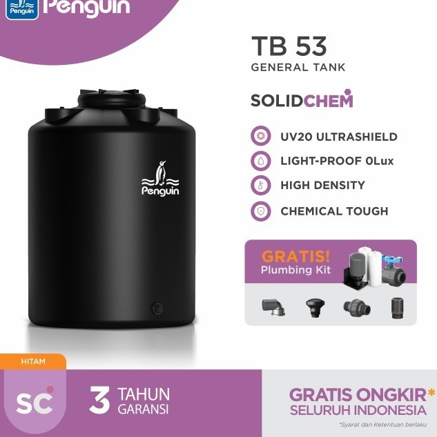 Jual Penguin Tangki | Toren | Tandon Kimia TB 53 500 liter - Krem ...