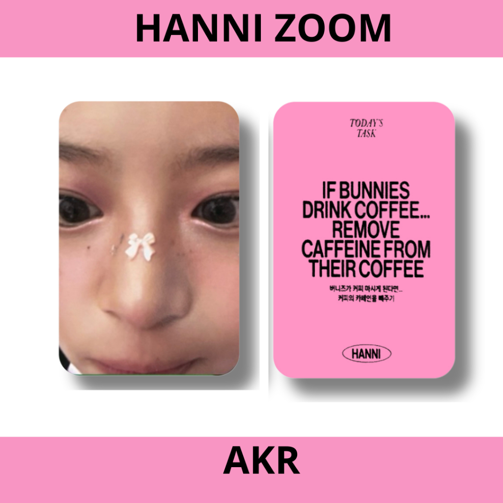 Jual PHOTOCARD GIRLGRUP UNOFFICIAL Karina zoom, Hanni Pita, Rei zoom ...