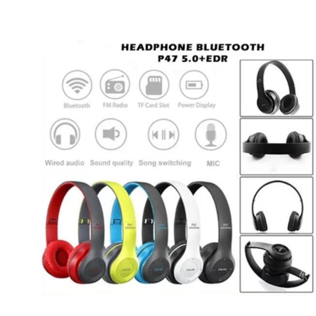 Jual [ Kinmashop ] Headphone Headset Bando Bluetooth Wireless Portable ...