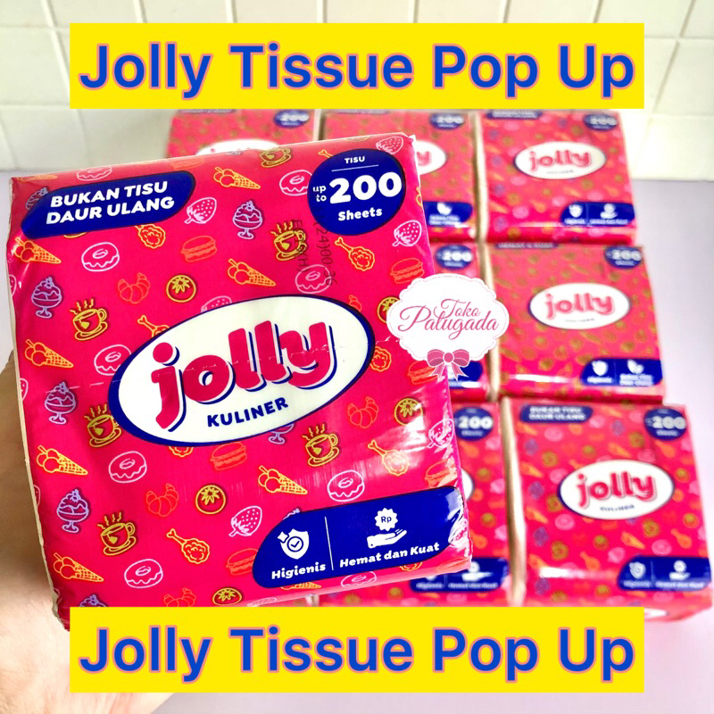 Jual Tissue Jolly Pop Up - Tisu Jolly Pop Up - Tisu Jollie Kuliner ...
