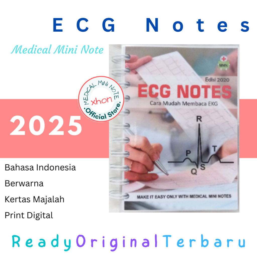 Jual ORIGINAL TERBARU ECG Notes | Electrocardiography / EKG | Medical ...