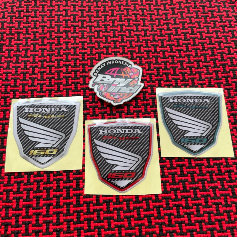 Jual Sticker Stiker Emblem Spakbord Honda Stylo 160 Timbul | Shopee ...