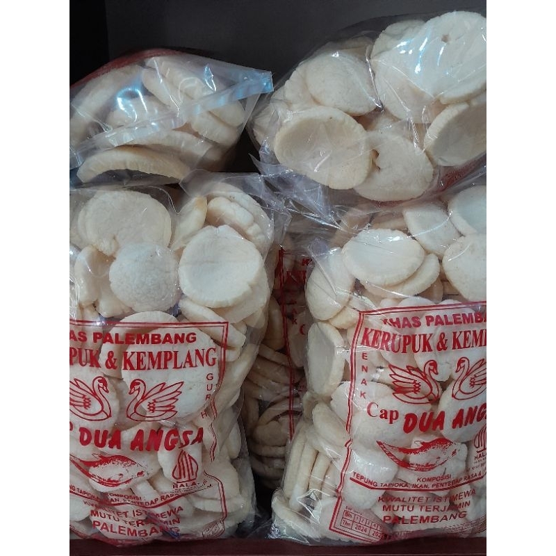 Jual Kemplang Bulat Sedang Kakap Cap Dua Angsa Khas Palembang 250 Gram ...