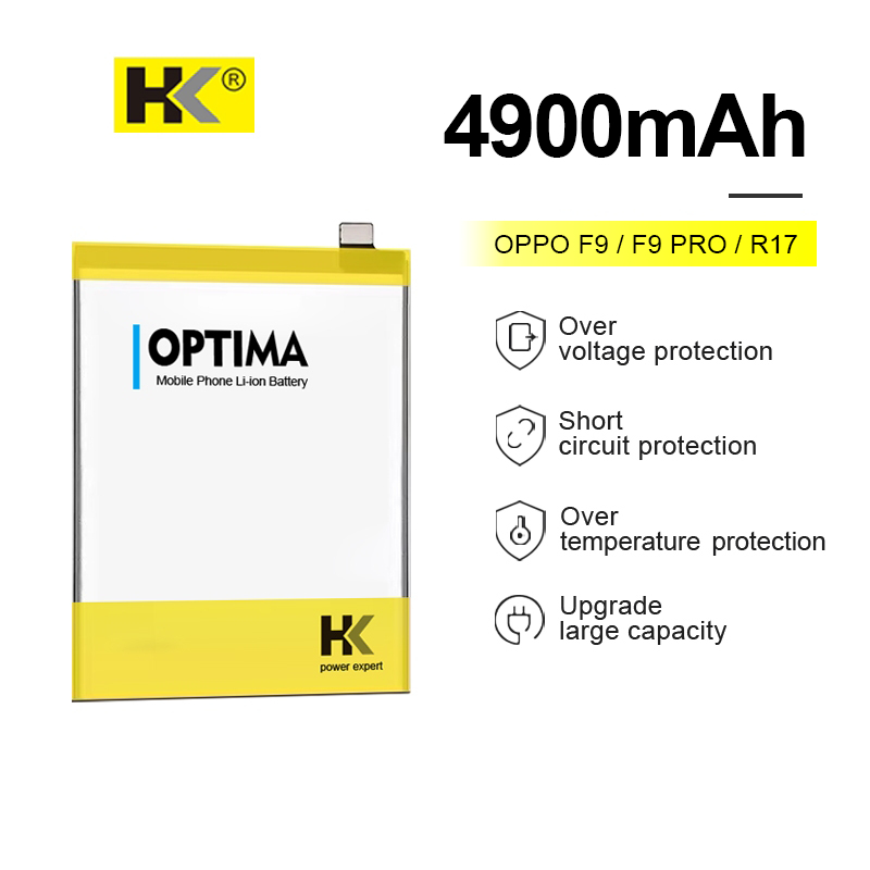 Jual HK Optima Baterai Oppo F9 / F9 Pro / R17 BLP681 4900 mAh 3.85V ...