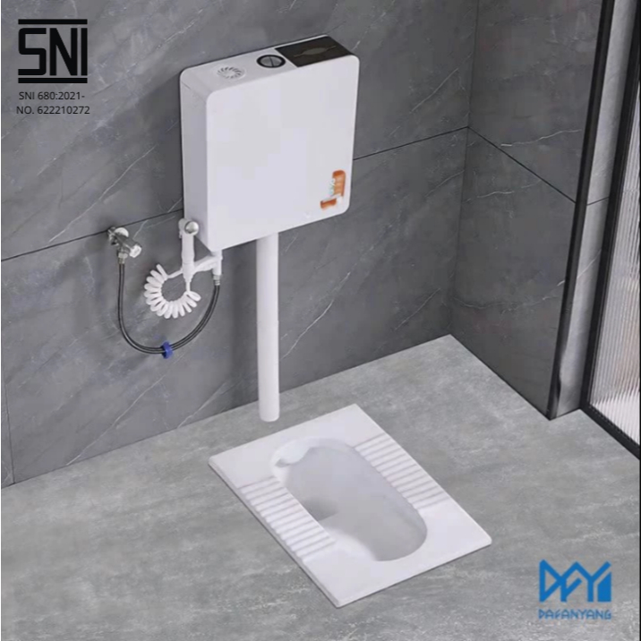 Jual FREE Packing Kayu- Kloset Jongkok Mr.Tao 1Set SNI+ Water Tank Terbaru+Kotak Tissiu dan Air ...