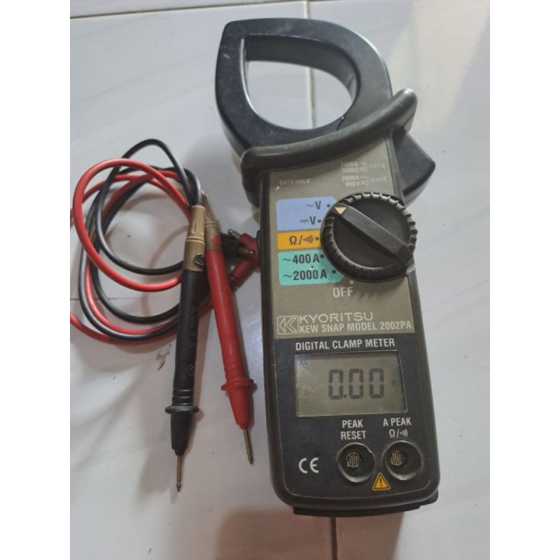 Jual kyoritsu 2002PA digital clamp meter tang ampare 2002 PA AC 2000A ...