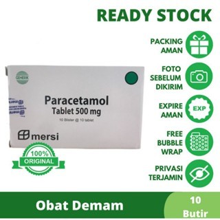 Jual Paracetamol Tablet 500mg Sachet 10pc | Shopee Indonesia