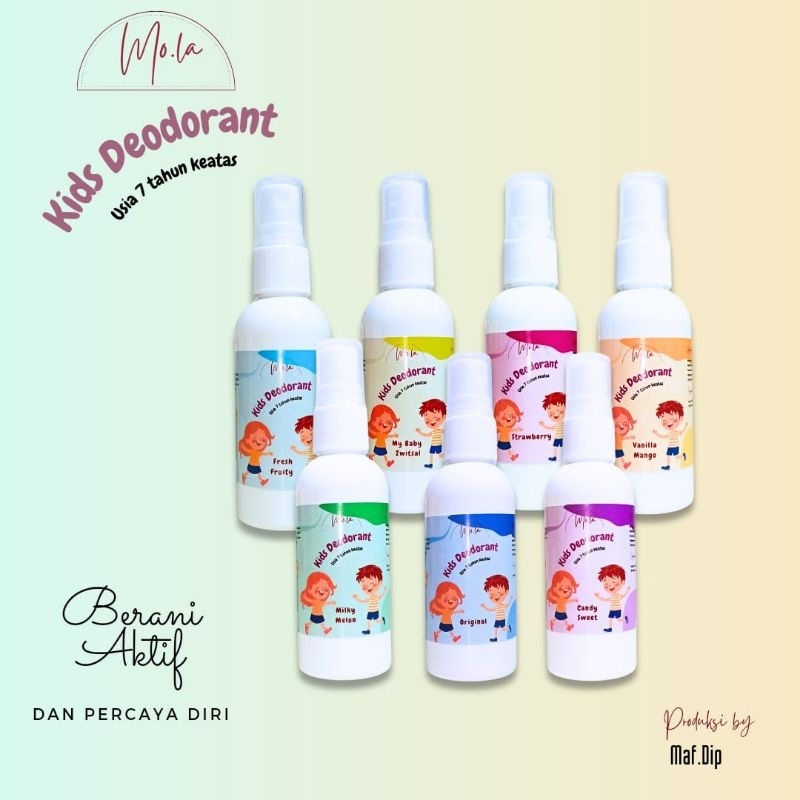 Jual Mo.La KIDs Deodorant Spray 60ml | deodorant non alkohol ...