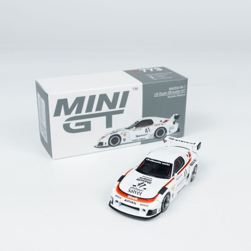 Jual Mini GT 1:64 773 Mazda RX7 FD3S LB-Super Silhouette LBWK White ...