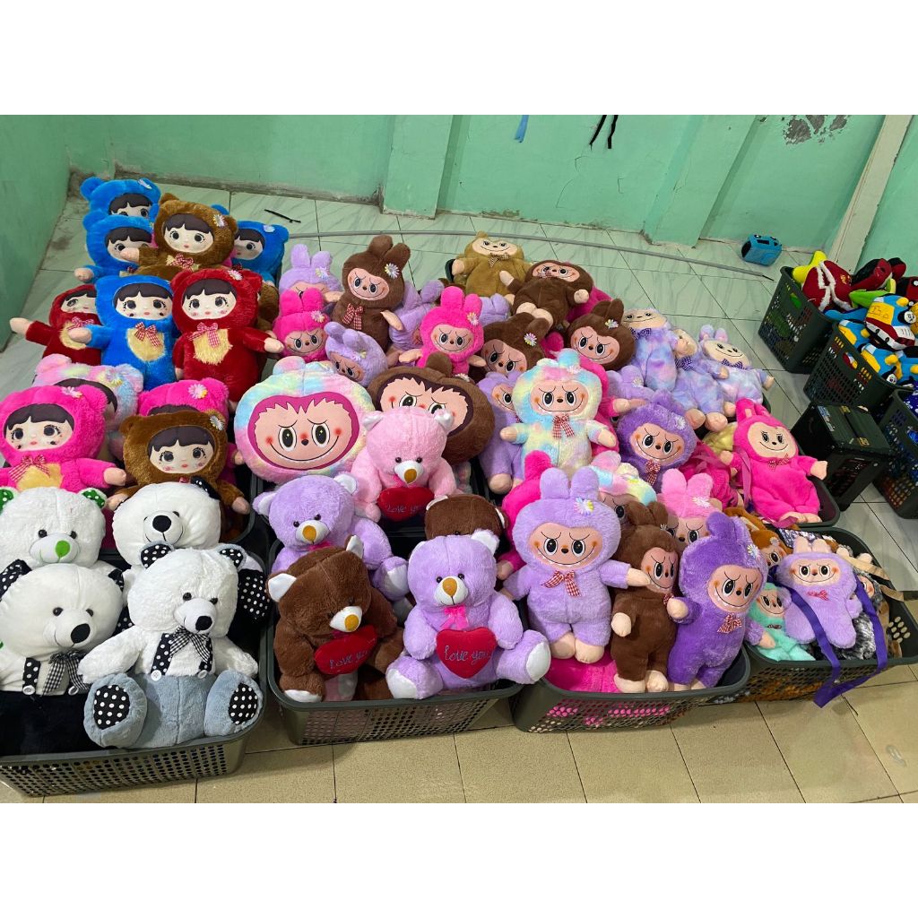 Jual Paket boneka ukuran L 90 k dapat 3 pcs bisa pilih | Shopee Indonesia