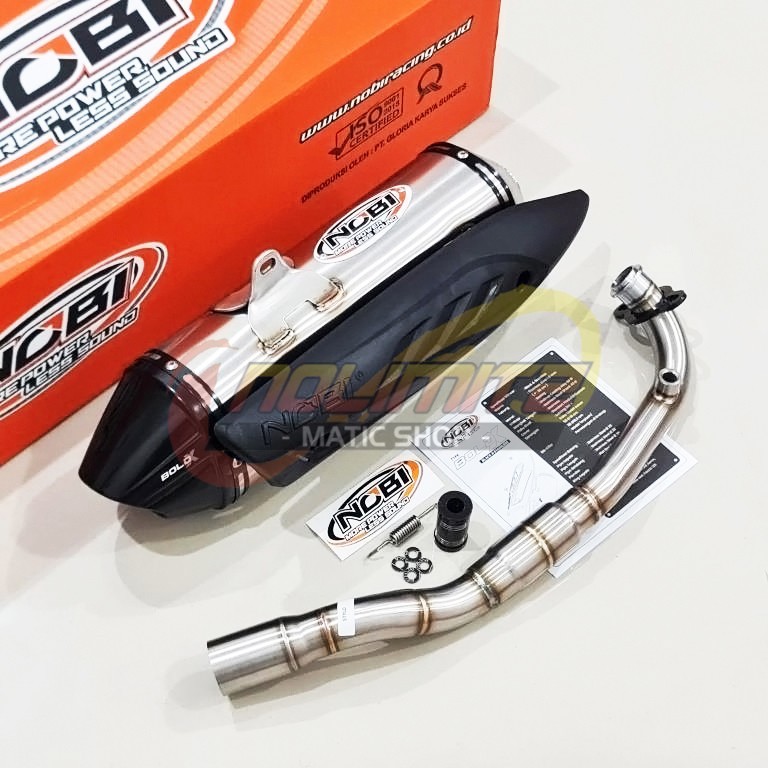 Jual Knalpot Standar Racing NOB1 Bold X Stainless Honda Stylo 160 ...