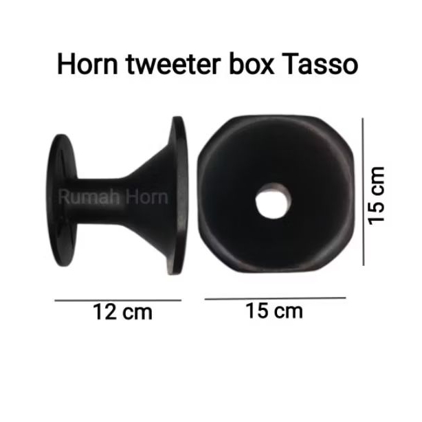Jual Horn tweeter box Tasso 15x15 cm bahan cor diral aluminium multi ...