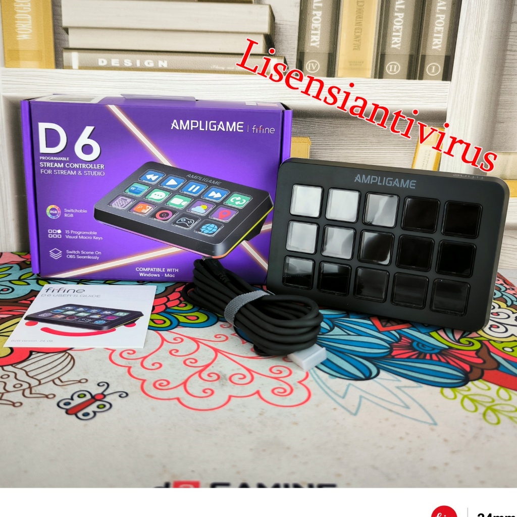 Jual Elgato is Done Fifine D6 Ampligame Control Pad Steam Controller ...