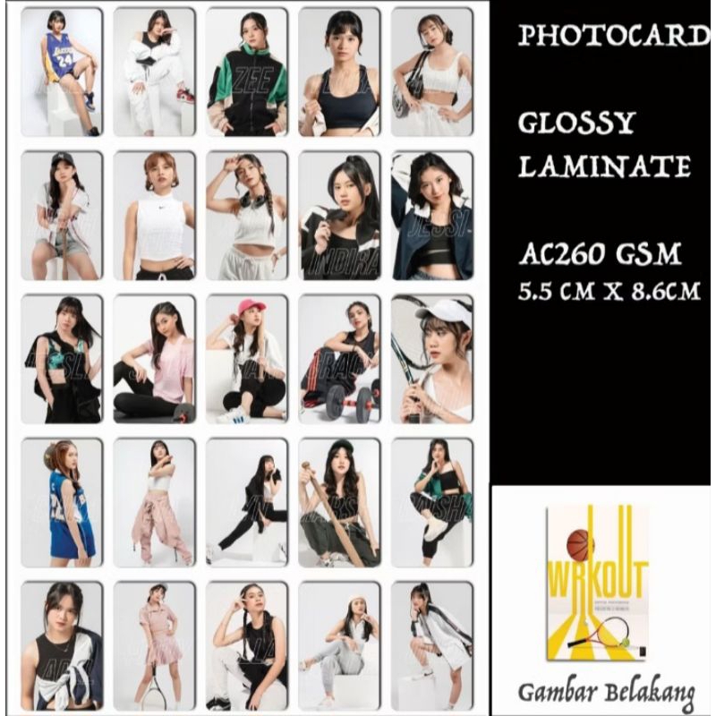 Jual Glossy Photocard PC JKT48 Work Out New Era isi 25 pcs | Shopee Indonesia