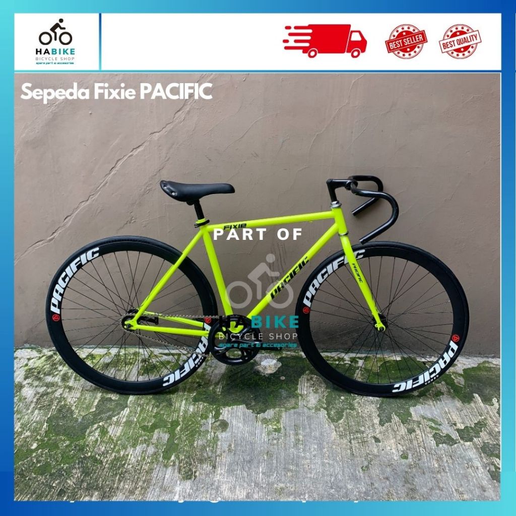 Jual Sepeda Fixie Fullbike PACIFIC Rakitan Terpedo Model Stang Balap ...