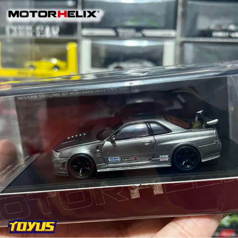 Jual Motorhelix - Nissan GTR R34 Nismo CRS Gun Metallic With Livery ...
