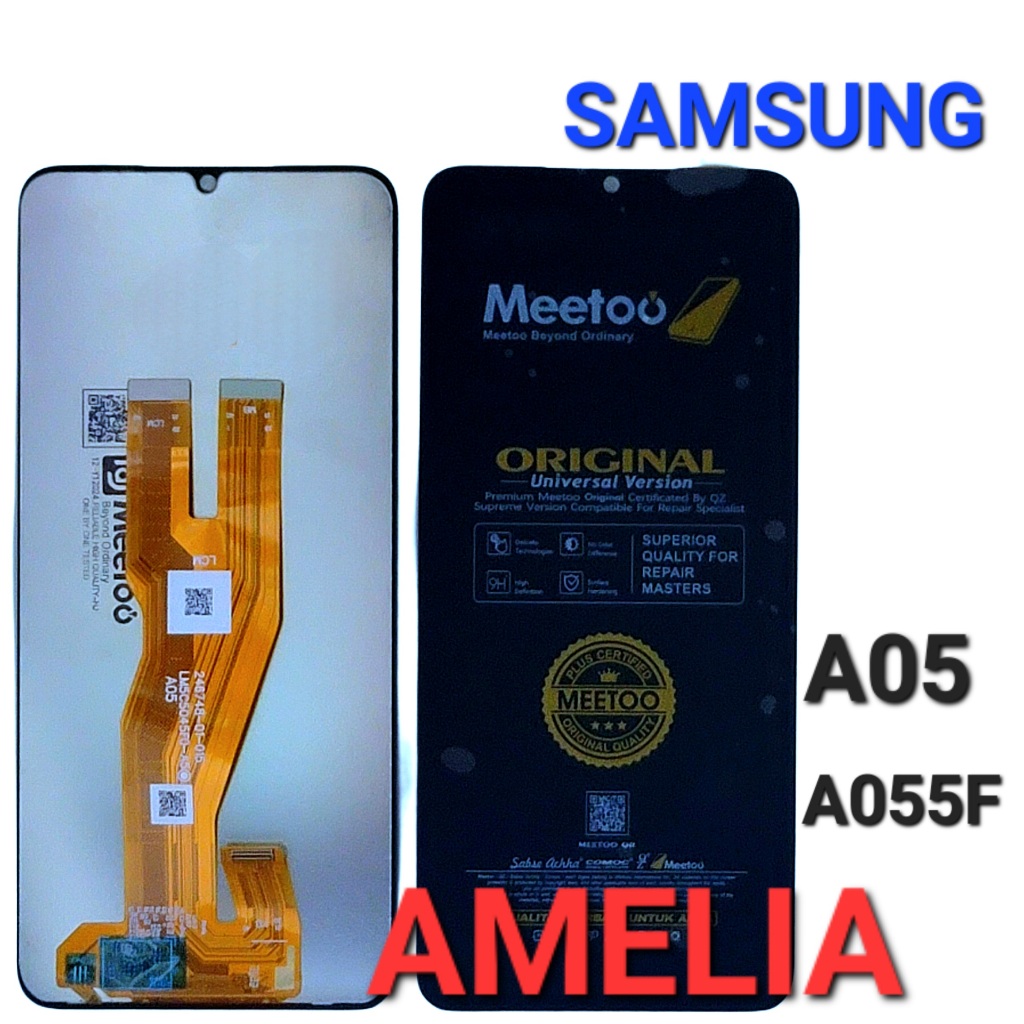 Jual LCD SAMSUNG A05 / A055F FULLSET TOUCHSCREEN BLACK ORI | Shopee ...