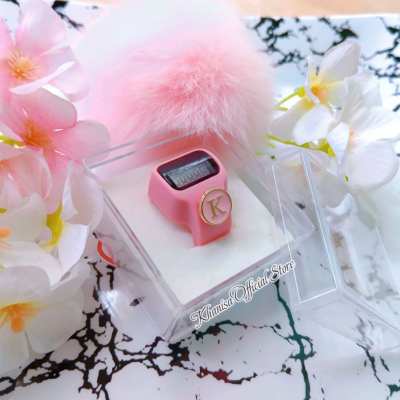 Jual Tasbih digital LED mini Tasbih digital tombol inisial huruf tasbih ...