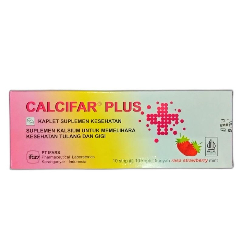 Jual CALCIFAR PLUS BOX ISI 10 STRIP @ 100 KAPLET | Shopee Indonesia