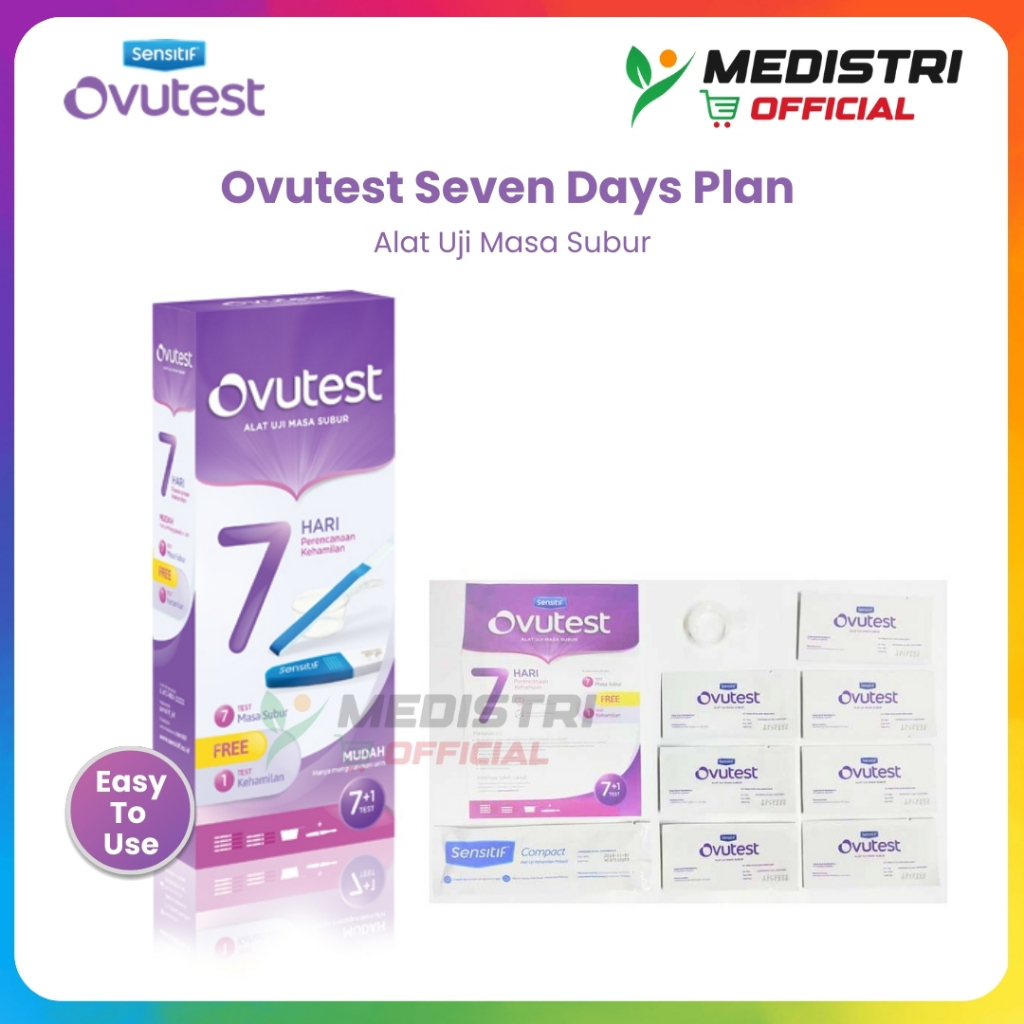 Jual Ovutest 7 Days Plan Alat Tes Kesuburan Uji Masa Subur Program ...