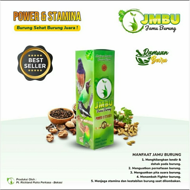 Jual Jamu Burung Serbaguna Untuk Semua Jenis Burung Jmbu | Shopee Indonesia