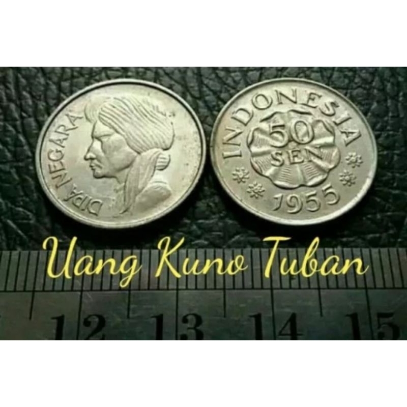 Jual Uang Kuno koin 50 cent Diponegoro Tahun 1952, 1955, 1957 | Shopee ...