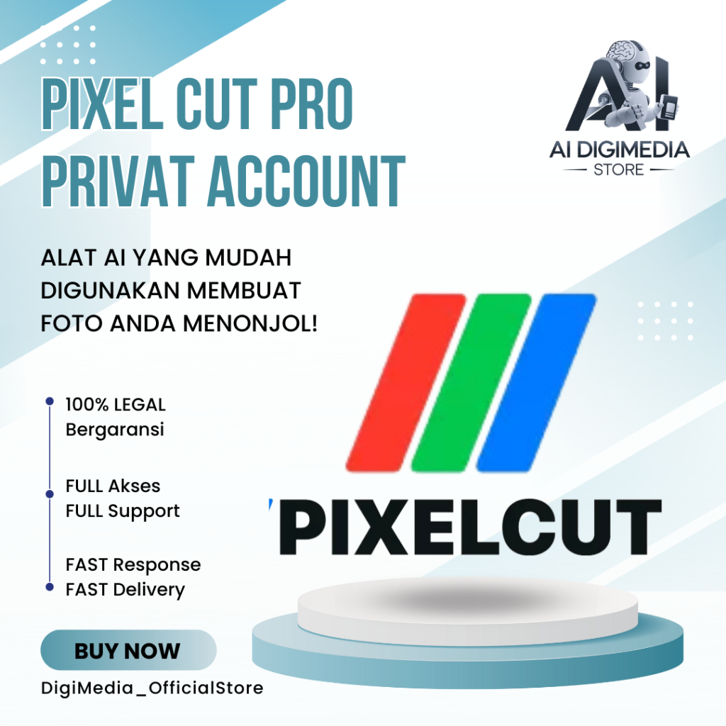 Jual PIXELCUT PREMIUM | AI image upscaler,Magic Eraser,Alat Uncrop | Garansi | Sharing / Private ...