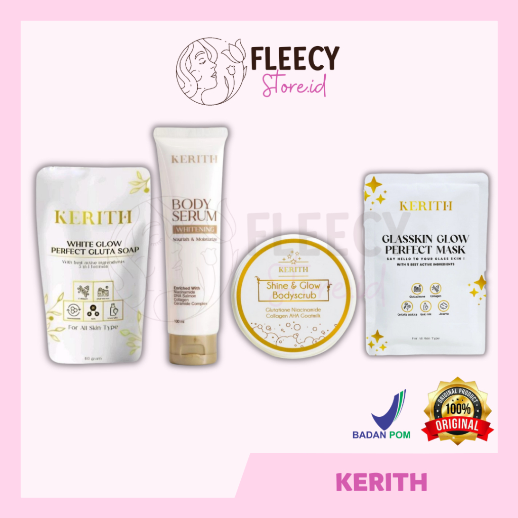 Jual KERITH White Glow Perfect Gluta Soap | Body Serum Whitening ...
