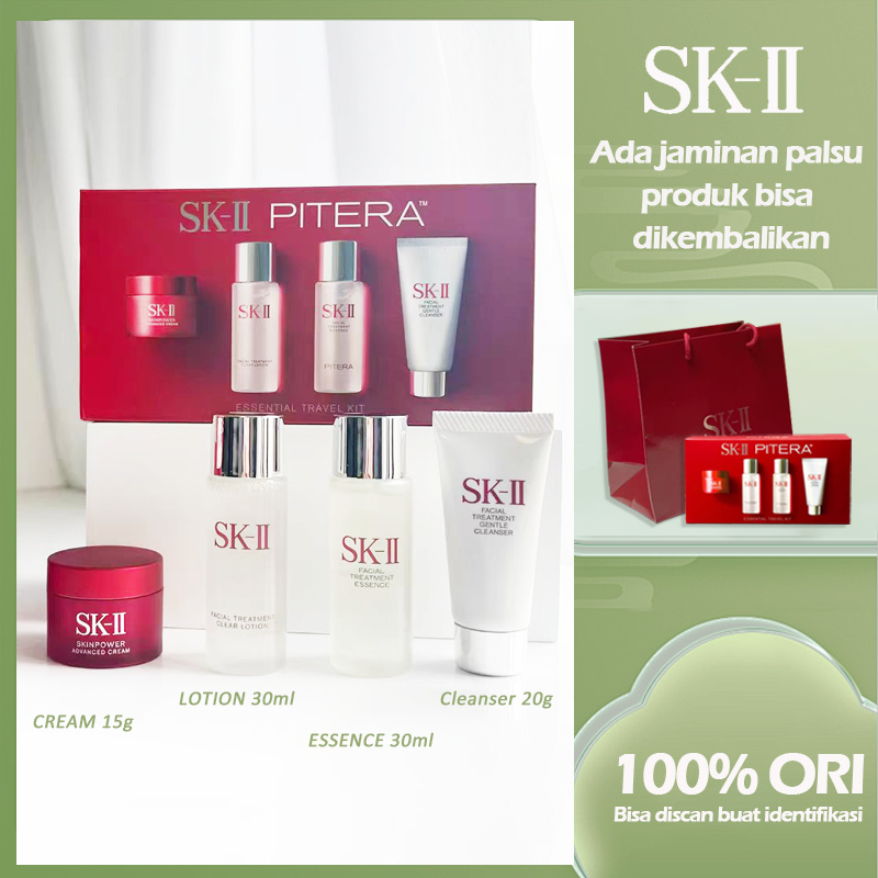 Jual SK II Facial Treatment Essence / FTE / Pitera Essence / Essential Travel Kit | Shopee Indonesia