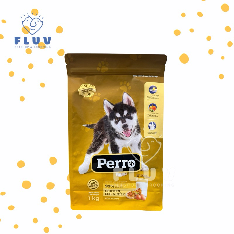 Jual Perro Puppy Dry Food 1 KG | Shopee Indonesia