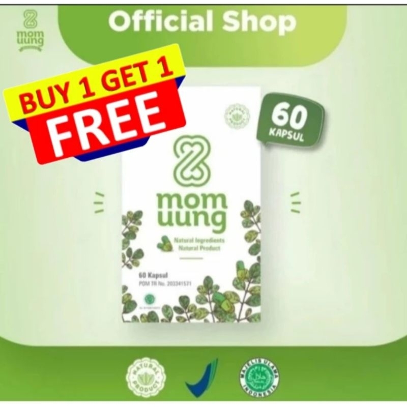 Jual Mom Uung Momuung Asi Booster Pelancar Asi | 60 Kapsul | Bpom Halal ...