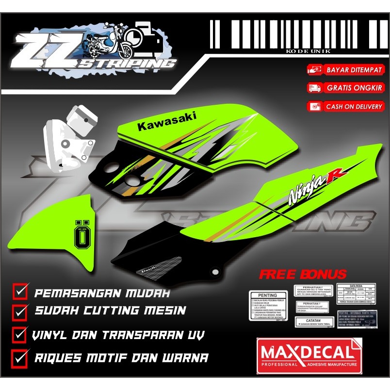 Jual STRIPING ORIAN MOTOR NINJA VICTOR 02 (bisa CUSTOM) | Shopee Indonesia