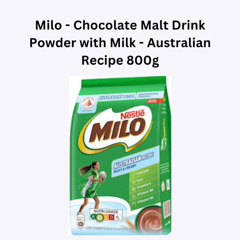 Jual Milo - Chocolate Malt Drink Powder with Milk - Australian Recipe ...