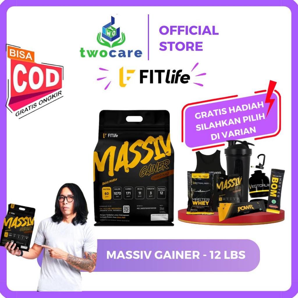 Jual Fitlife Massiv Gainer 12 lbs Mpro Mass Pro Gainer Protein | Shopee ...