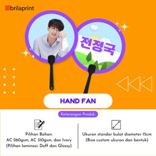 Jual Hand Fan Custom KPOP | Handfan Custom | Kipas Tangan BTS, NCT ...