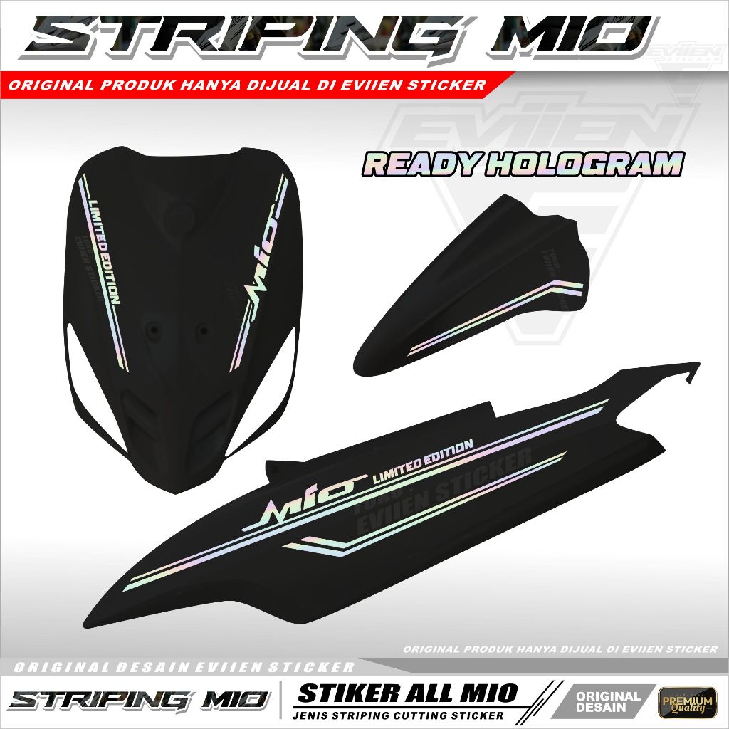Jual STRIPING MOTOR YAMAHA MIO SPORTY / MIO SMILE STRIPING MIO CUTTING ...