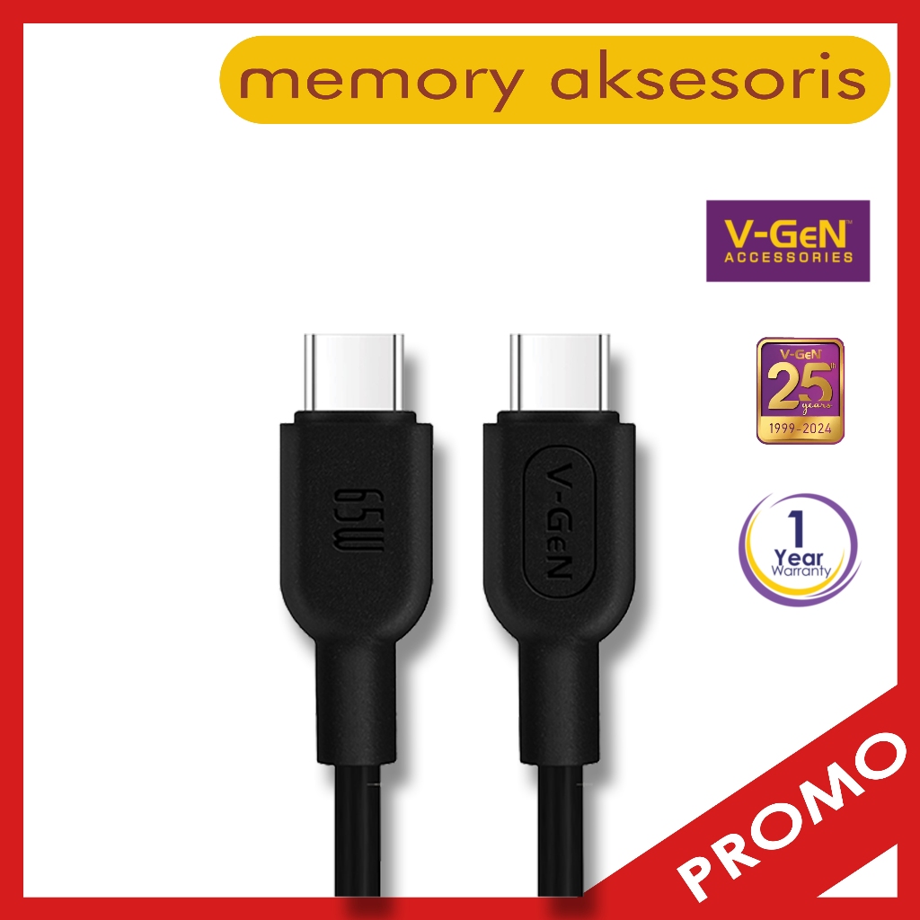 Jual Kabel Data Type-C 2M V-GeN VCB-63 65 WATT | Shopee Indonesia