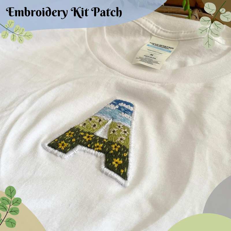 Jual Embroidery Kit Patch Alphabet | Shopee Indonesia