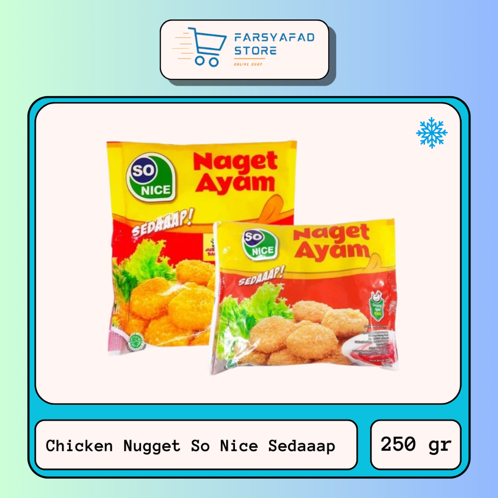 Jual Nugget Ayam / Chicken Nugget So Nice Sedaaap Ukuran 250 gr ...