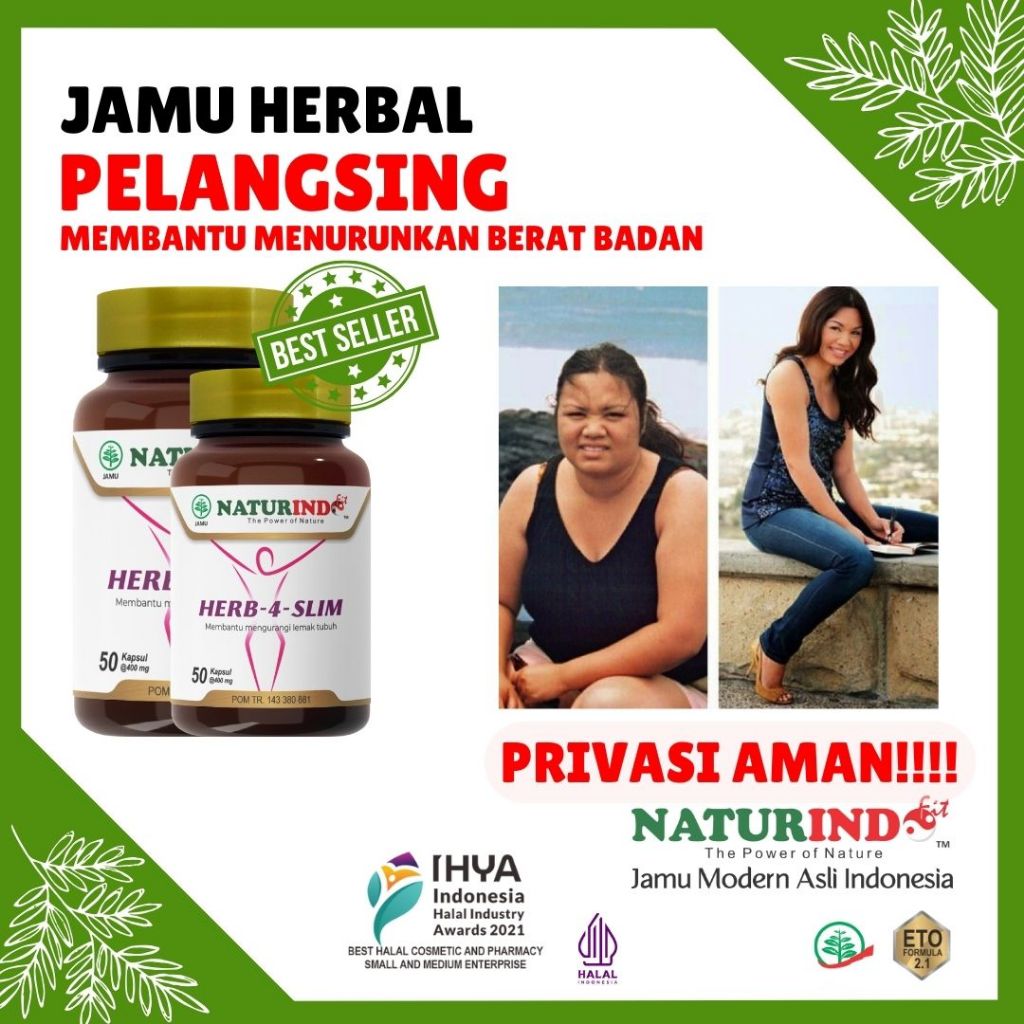 Jual Herb 4 Slim Obat Diet Ampuh Dalam 1 bulan 2-20 kg BPOM TANPA EFEK ...