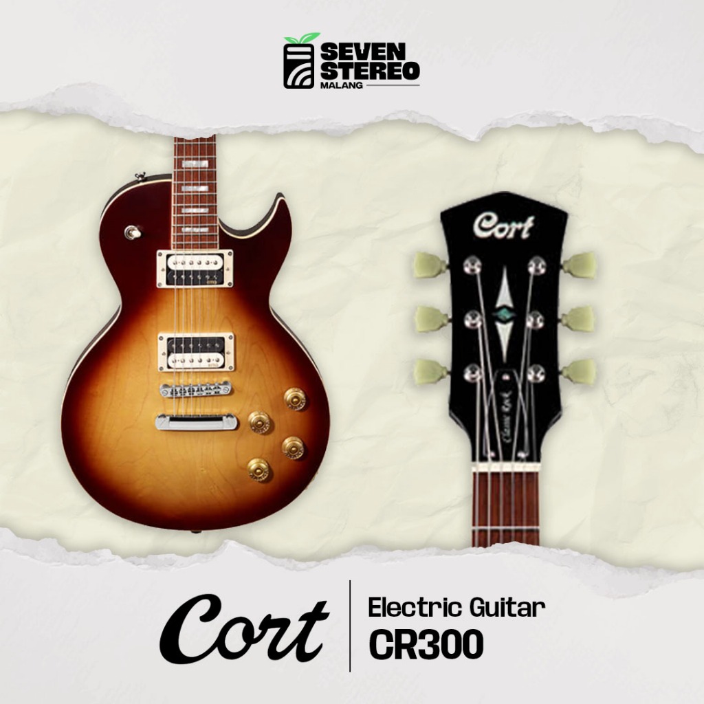 Jual Cort CR300 CR 300 Classic Rock Les Paul Model Electric Guitar - Gitar Elektrik Listrik HH ...
