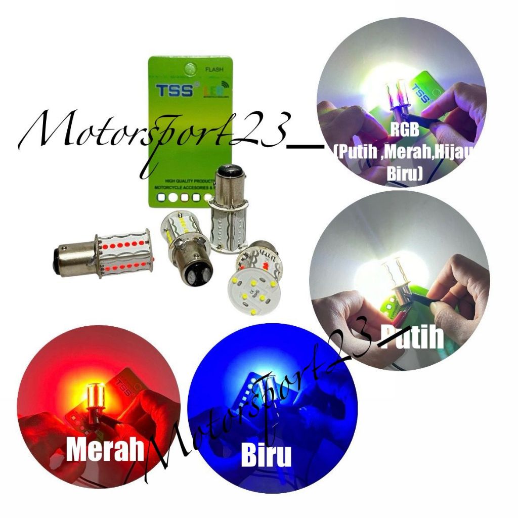 Jual LAMPU STOP 30 MATA BULAT TSS LAMPUS STOP LED BULAT 30 MATA RGB 2 ...